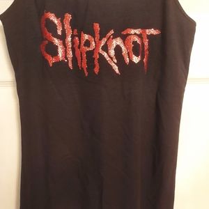 Tops | Slipknot Tank Top Red Glitter Numetal Deftones Tool Slipknot ...